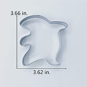 LILIAO Halloween Ghost Cookie Cutter - 3.6 x 3.7 inchess - Stainless Steel - By Janka