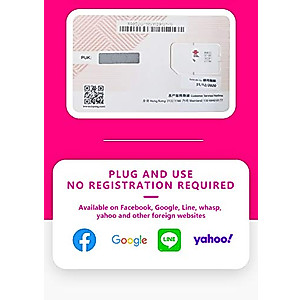 Greater China Data Sim Card 30 Days 12Gb Then Unlimited for China, Macau, Taiwan can f/b