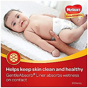 Huggies Little Snugglers Baby Diapers, Size 1, 148 Count, GIANT PACK (Packaging May Vary)