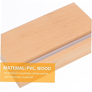 STOBOK Handwritten Price Tag Practical Blackboard Message Board Memo Board Message Display Board Home Sign Board Signs Office Board Stand Table Board Writing Board Wooden Beech