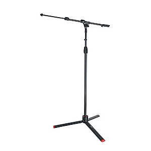 Gator Frameworks ID Series Mic Stand with Easily Adjustable CAM Releases and Boom Arm; (GFW-ID-MIC)