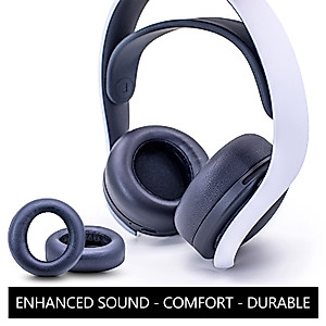 CCRE Earpads Replacement for Playstation 5 PS5 Pulse 3D Headset - Ear Cushion/Ear Cups (Dark Blue)
