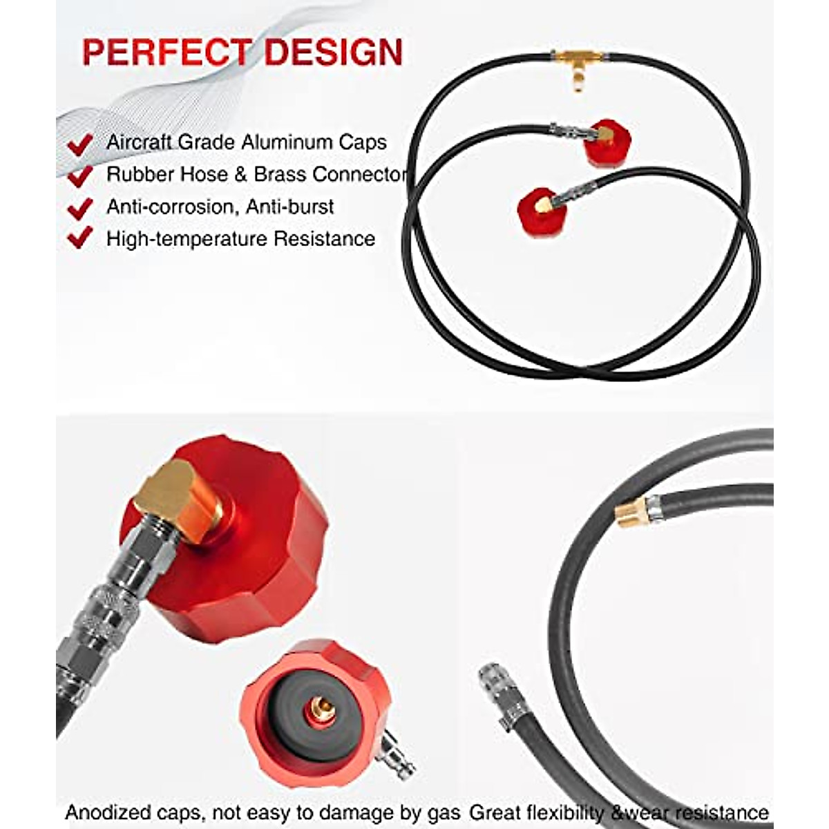 HND1.2CD Dual System Extended Run Generator Fuel Kit for Honda EU1000i, EU2000i, EU2200i, Polaris P1000i, Champion 2000, Generac and Kipor Generators (Without Fuel Tank)