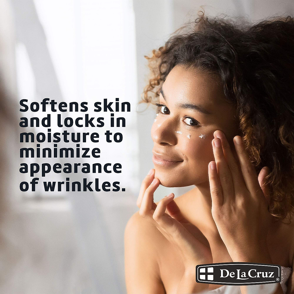 De La Cruz Vitamin E Cream Moisturizer for Face and Neck - Moisturizing Skin Care for All Skin Types - Made in USA