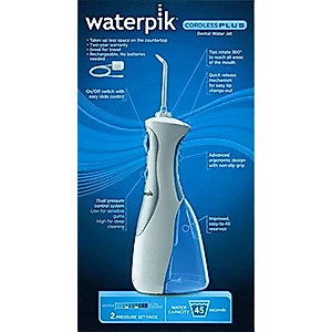 Waterpik Ultra Cordless Water Flosser WP450 1 ea (Pack of 2) - Packaging May Vary