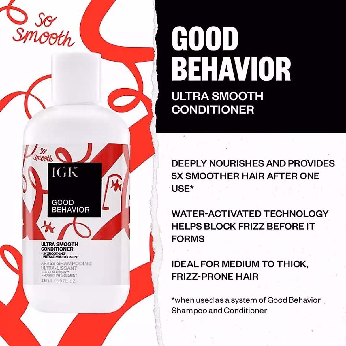 IGK Good Behavior Ultra Smooth Conditioner