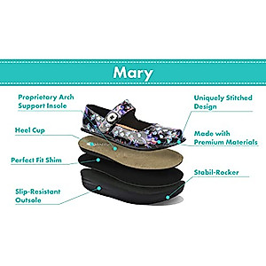 Glolily Mary Purple Dot Size 7.5 US