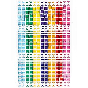 Baker Ross EF584 Mosaic Stick on Stones - Pack of 375, for Card Craft, Scrapbooking and Kids Art Activities