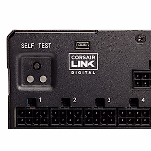 Corsair AXi Series, AX1600i, 1600 Watt, 80+ Titanium Certified, Fully Modular - Digital Power Supply (CP-9020087-NA)