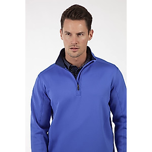 Bobby Jones Performance RTJ Quarter-Zip Pullover (Medium, Marina Blue)