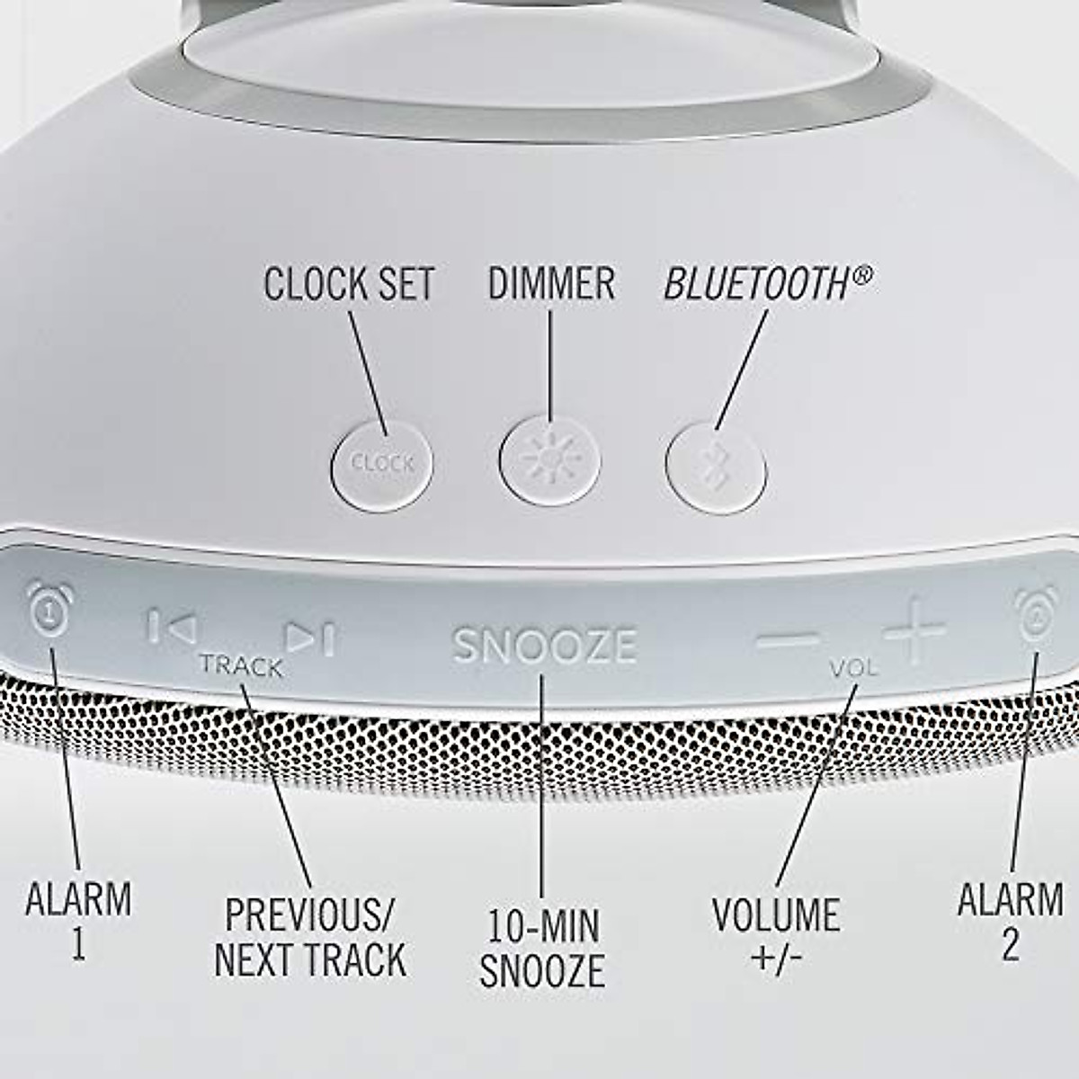 HoMedics® Deep Sleep Revitalize Sleep Sound Alarm Clock 9 Programs, 4 White Noises, 10 Sounds Incl. Nature/Meditation, Volume Control, Auto-Off Timer
