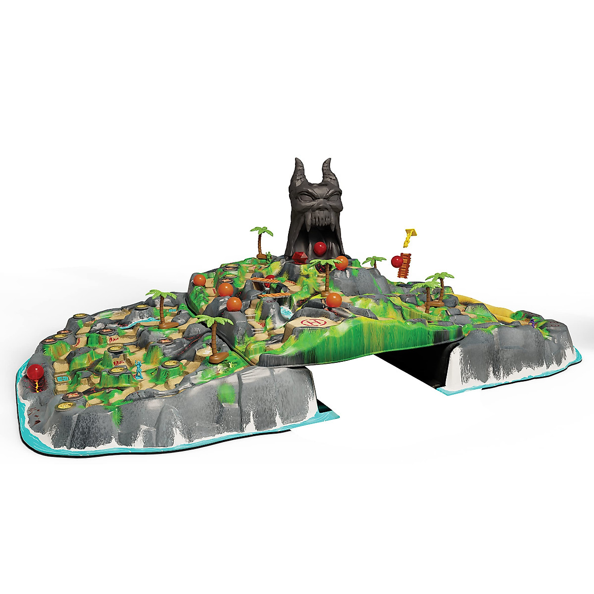 Goliath Fireball Island Board Game - Unique Game Board and Components, 2-4 Players Ages 7 and Up