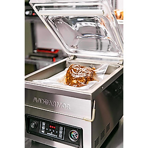 Avid Armor – Chamber Machine Pouches, Pre-Cut Chamber Vacuum Sealer Bags, Heavy Duty Seal Pouch, BPA-Free Chamber Sealer, 12x16, Pack of 250 Vacuum Chamber Pouches