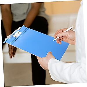 STOBOK Case Folder Nursing Clip Board Paper Folder Digital Writing Pad File Folder A4 Paper Clip Nurse Clipboard Paper Clipboard Exam Paper Base Recording Board Abs Office Number Notebook