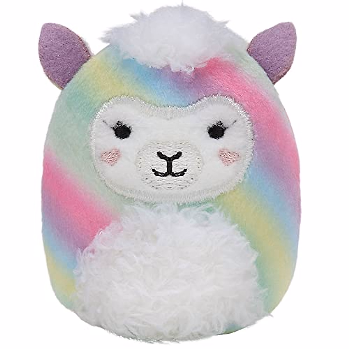 Squishville by Squishmallow Mini Plush Rainbow Dream Squad, Six 2” Rainbow Animals, Irresistibly Soft Colorful Plush, Mini Cat, Llama, and Panda Squishmallows