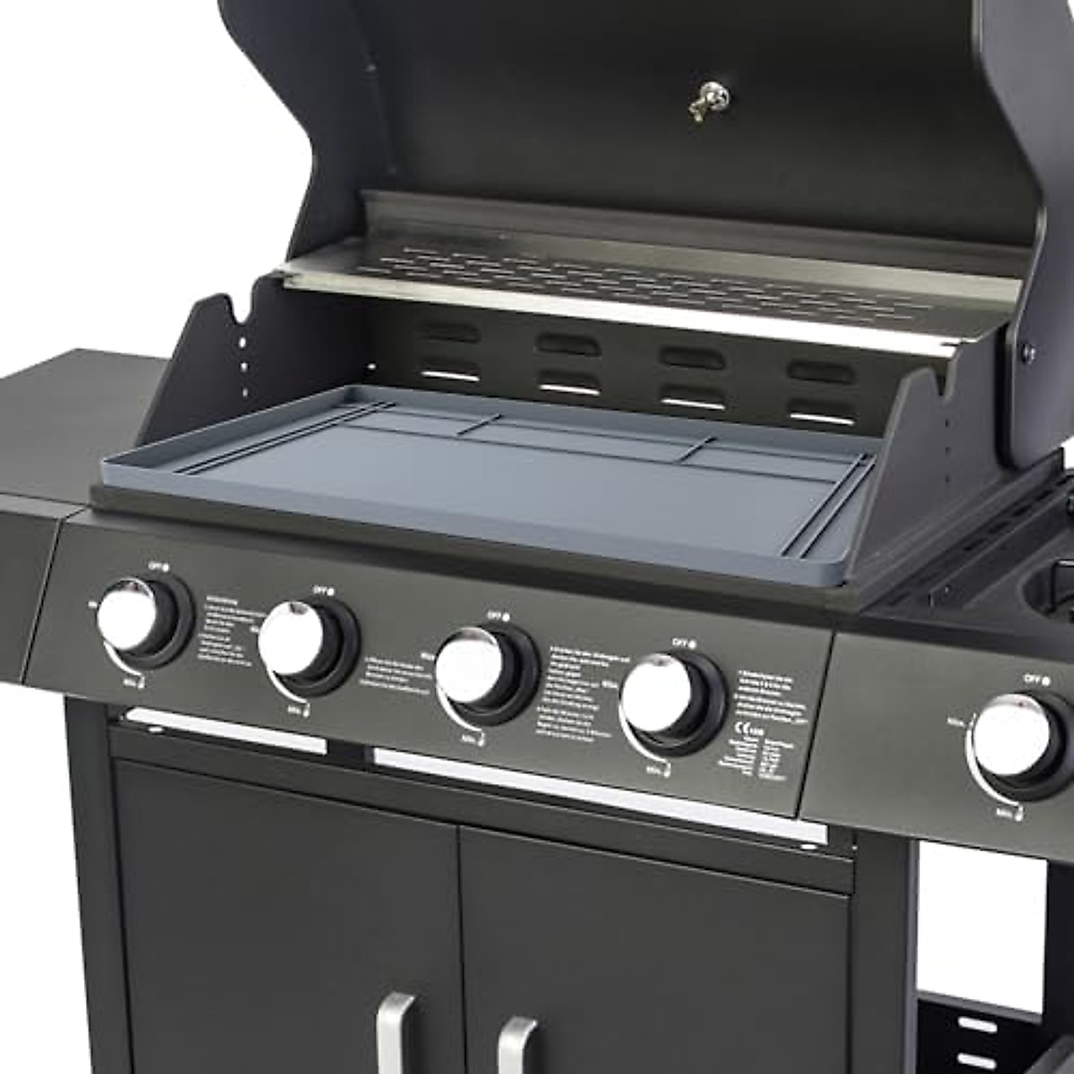 Dwellaid Gray Under Sink Mats for Kitchen Waterproof Cut to Fit 34''x22'' Sink Cabinet Mat Under Sink Silicone Mat with Hole Under Bathroom Sink Mat for Cabinet Crafting Pet Bowls