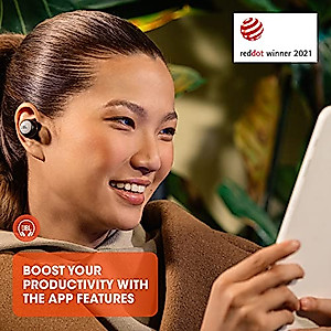 JBL Tour PRO+ TWS True Wireless Bluetooth Earbuds, Noise Cancelling, up to 32H Battery, 3 mics, Wireless Charging, Google Assistant and Alexa Built-in (Black)