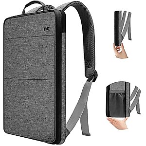 ZINZ Slim & Expandable Laptop Backpack 15 15.6 16 Inch Sleeve with USB Port, Spill-Resistant Notebooks Bag Case for Most 14-16 Inch MacBooks Surface-Books Dell HP Lenovo Asus Computers,G01BK02