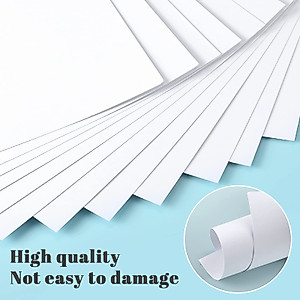 15 Sheets White Cardstock 8.5 x 11, 250gsm/92lb Thick Paper Cardstock Paper for Invitations, Crafts, Card Making, Printing, Wedding, Drawing, Scrapbook Supplies