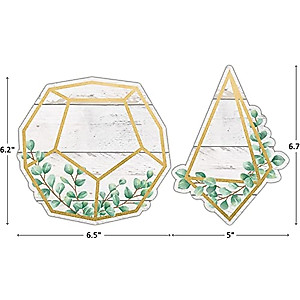 Teacher Created Resources Eucalyptus Geometric Terrariums Accents (TCR8475)