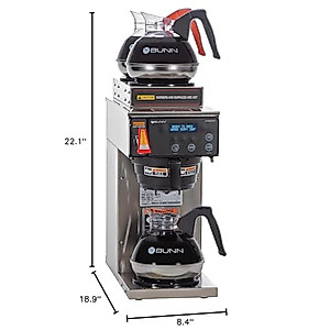 Bunn 38700.0008 Axiom-DV-3 Dual Voltage Coffee Brewer (120V Standard)