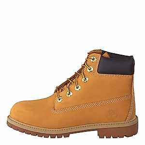 Timberland Kids' 6" Premium Waterproof-K, Wheat Nubuck, 2 M US Little Kid