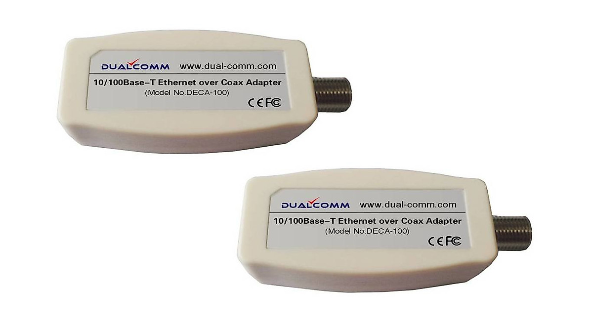 Ethernet Over Coax Adapter Kit Twin Pack by PAIRTEK | Long-Distance ...