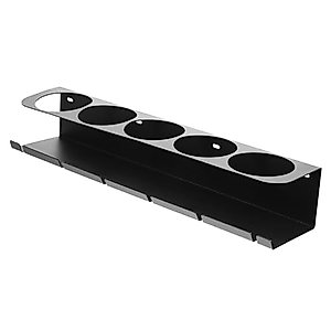 Garneck 1 Set Handheld Tool Holder Tools Organizer for Tool Electric Drill Storage Rack Tool Holder Tool Room Supplies Garage Storage Rack Power Tool Organizer Metal Black