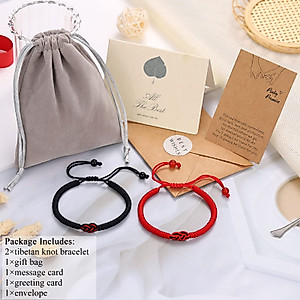 PINKDODO Couple Gifts, Pinky Promise Matching Couple Bracelets