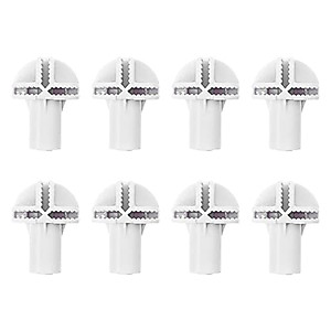 TEHAUX 8pcs Modular Closet Organizer Connector Modular Closet Wire Grid Cube Connectors Buckles Cube Storage Shelving Unit Connectors Closet Clasp Clip for Storage Cabinet