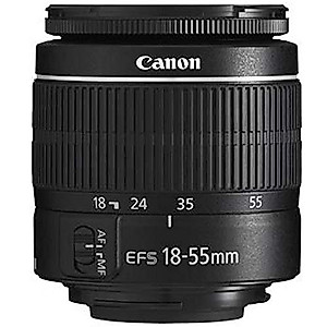 Canon EOS 2000D / Rebel T7 Digital SLR Camera Kit with EF-S 18-55mm III Lens + Backpack and Canon 100es Bag + Top Value Accessory Bundle (Renewed)