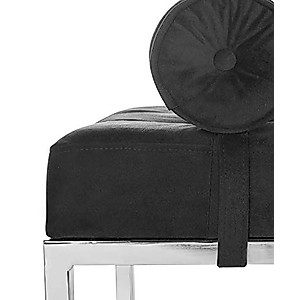 Safavieh Home Collection Xavier Tufted Bench, Black