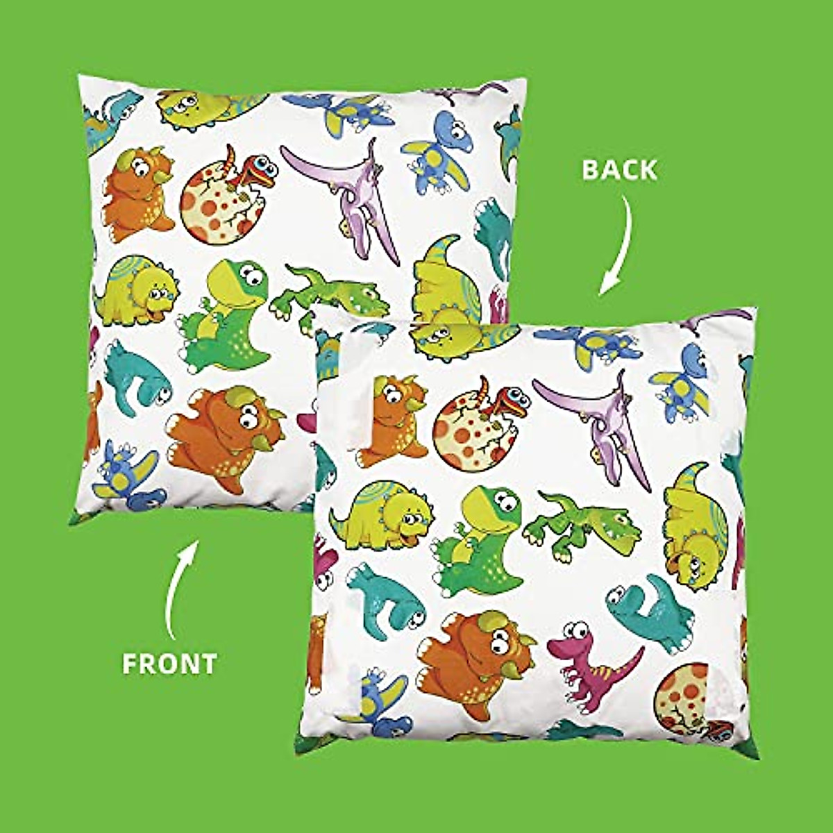 Car Seat Belt Pillow for Kids,Dinosaur Car Safety Belt Cover Pad for Head and Neck Shoulder Support,Auto Seat Belt Strap Cover for Children Baby (Dinosaur)