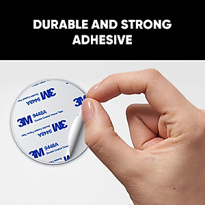 Door Stoppers Wall Protector - Durable Door Stops for Wall with Strong Adhesive - Easy to Install Wall Protectors from Door Knobs Damage (4 Pack, White)