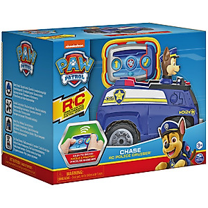 Paw Patrol, Chase Remote Control Police Cruiser with 2-Way Steering, for Kids Aged 3 and Up