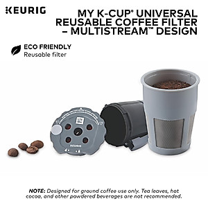 Keurig My K-Cup Universal Reusable Filter MultiStream Technology - Gray
