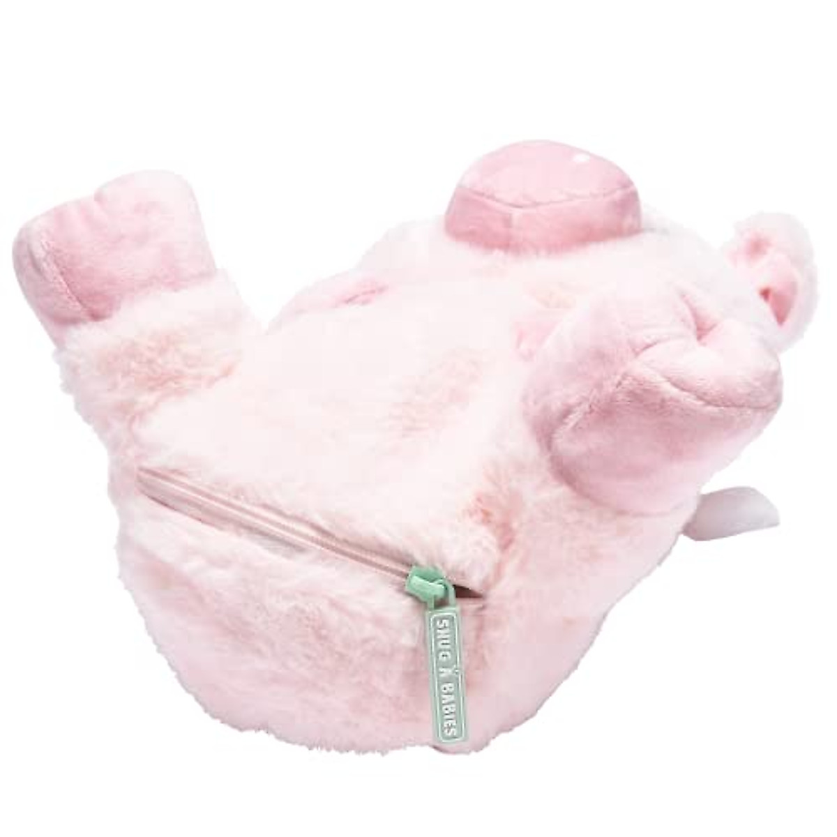Snug A Babies Pig Stuffed Animal - Mommy Pig Stuffed Animal with 4 Baby plushie Piggies, Fluffy Farm Animal Toy- Squishy Guinea Piglet Stuffed Animal Gift for Kids - Ideal Gifts for Girls