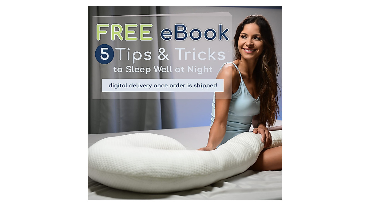 Contour Swan Body Pillow for Full Body Support & Spinal Alignment