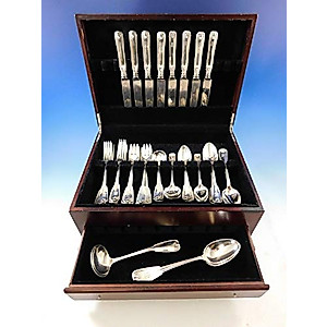 Palm by Tiffany & Co Sterling Silver Flatware Service for 8 Set 51 pieces