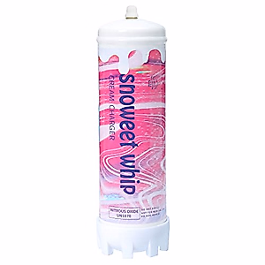 Whipped Cream Charger Cylinder Nitrous Oxide Tank Pure N2O Whip Cream Chargers 2.2 Liter 1364g Cartridges (1 Cylinder)