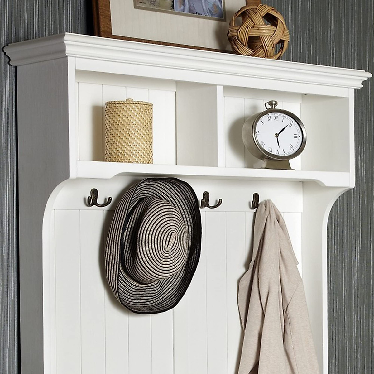 Bermuda White Hall Tree by Home Styles