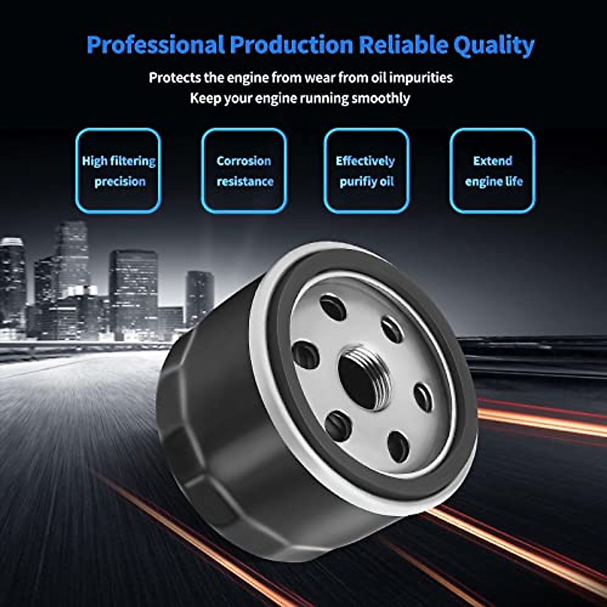 KLWZH 12-050-01-S 12 050 01 Oil Filter KH-12-050-01-S KH-12-050-08 12 050 01-S1 1205001-S CH18-CH25 CV18-CV25 CV17-CV26 CH17-CH26 XT1 Engine YTH20K46 KT715 SV470-SV620 Lawn Mower Oil Filter(1 PC)