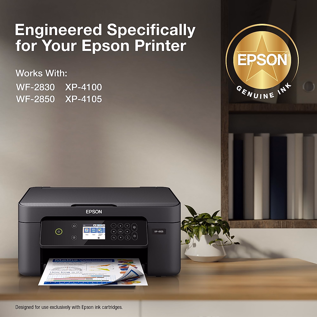 EPSON T212 Claria -Ink High Capacity Black -Cartridge (T212XL120-S) for select Epson Expression and WorkForce Printers