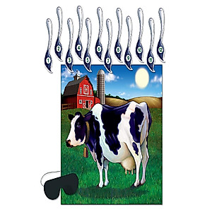 Beistle Pin The Tail On The Cow Game