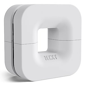 NZXT Puck - BA-PUCKR-W1 - Cable Management and Headset Mount - Compact Size - Silicone Construction - Powerful Magnet for Computer Case Mounting - White