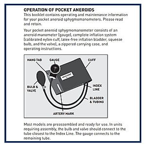 McKesson Blood Pressure Gauge for Standard Aneroid Sphygmomanometers, 300mmHg, No-Pin Stop, 1 Count
