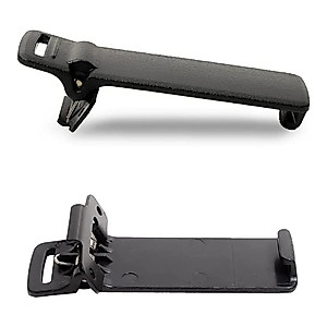 BVMAG UV-5R Belt Clip for Baofeng UV-5RA UV-5RB UV-5RC 5RD 5RE 5RE+ Ham Radio Walkie Talkie 2 Way Radios 12Pack