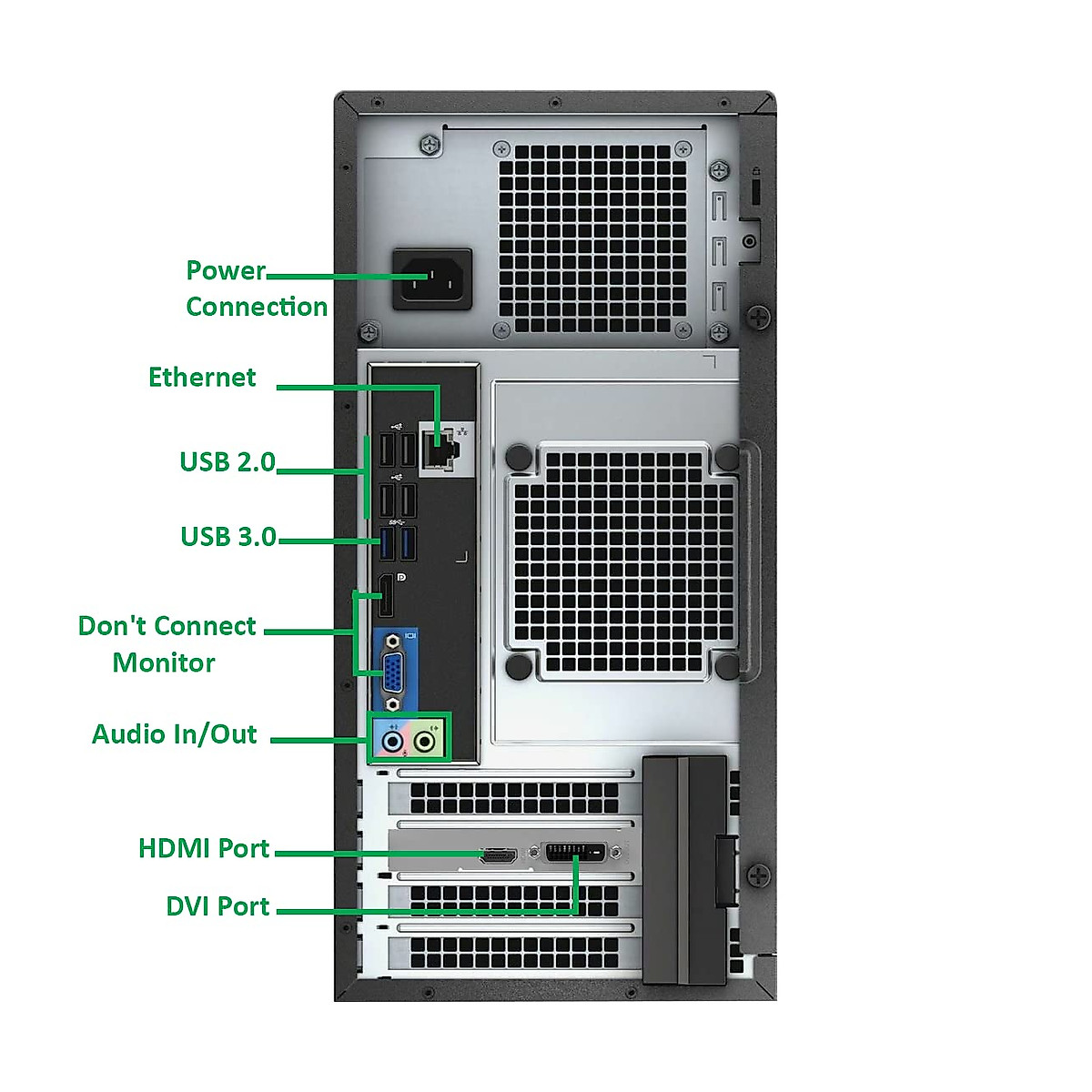 Dell OptiPlex 7020 Tower Computer Desktop PC, Intel Core i5 Processor, | 8GB Ram & 500GB Hard Drive | HDMI, NVIDIA GeForce GT 1030 2GB, WiFi/Bluetooth, Windows 10 (Renewed)