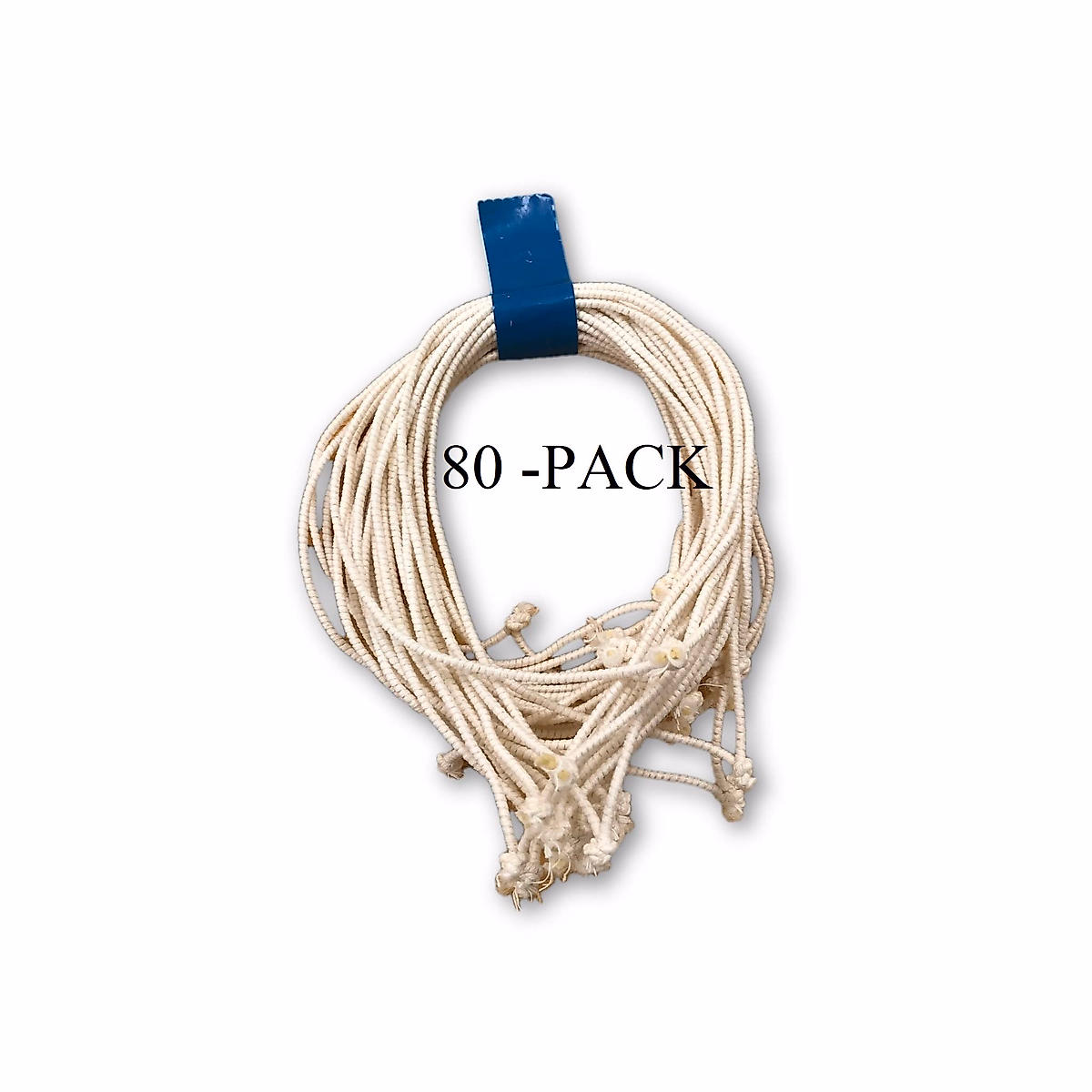 Clucker-Truss Gourmet Elastic Trussing Strings; 6 Inch White Heavy Duty (80 pack, White)