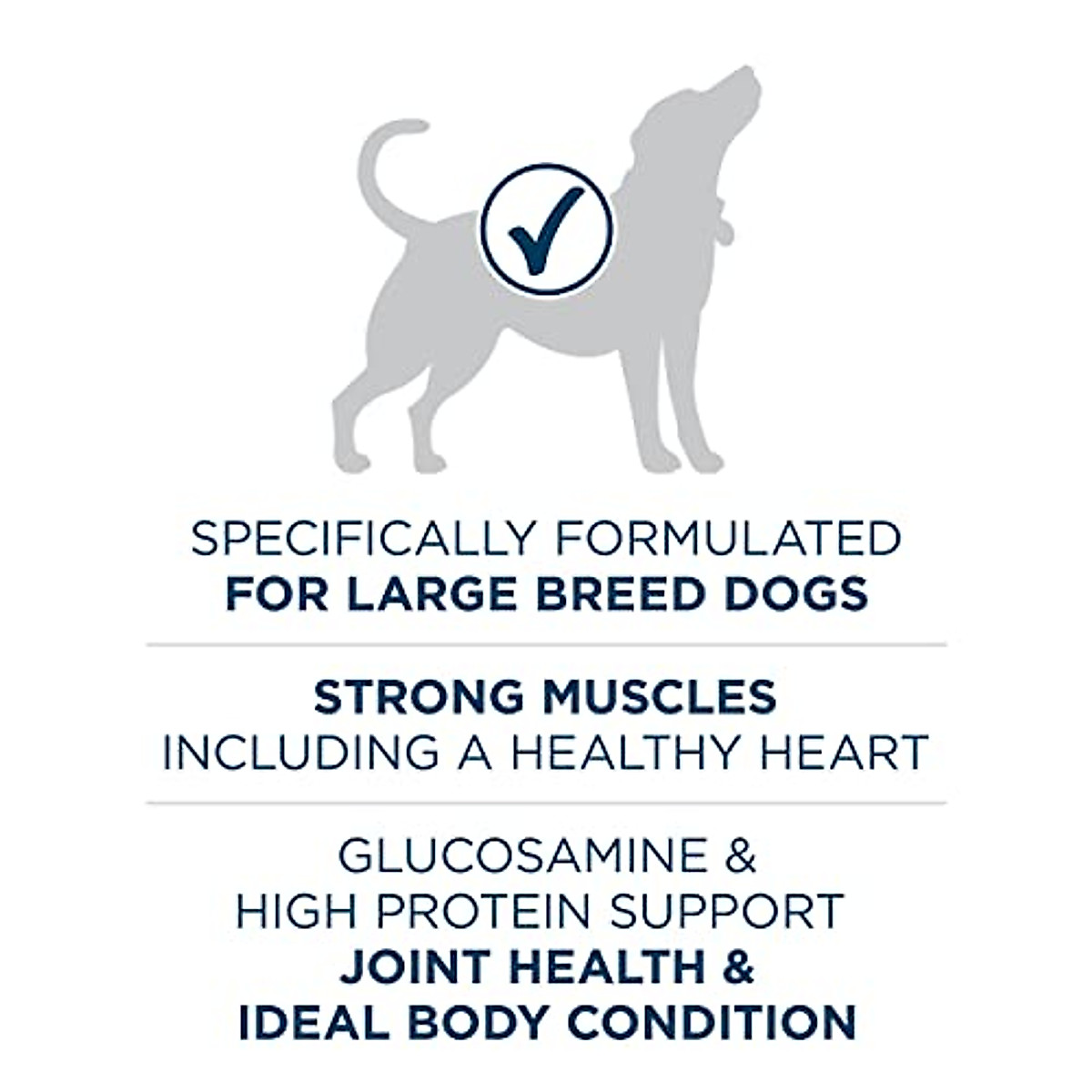 Purina ONE Plus Large Breed Adult Dog Food Dry Formula - 40 lb. Bag